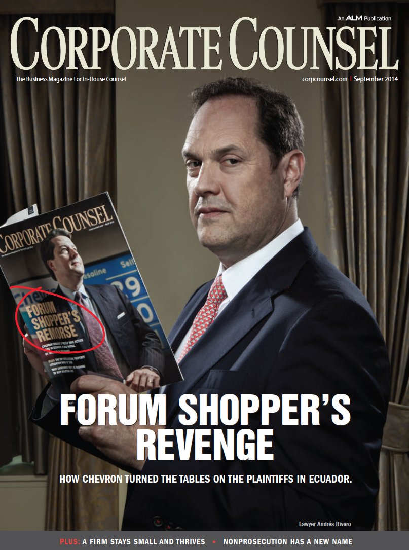 Andrés Rivero featured on the cover of Corporate Counsel Magazine ...